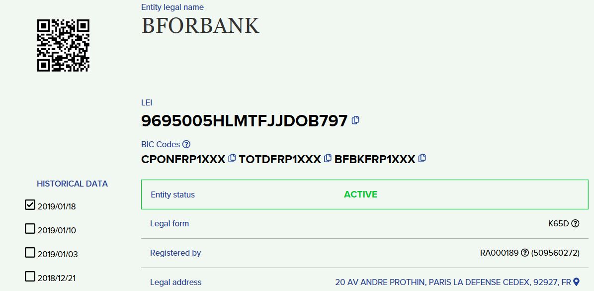 LEI and other identifiers | LEI.info